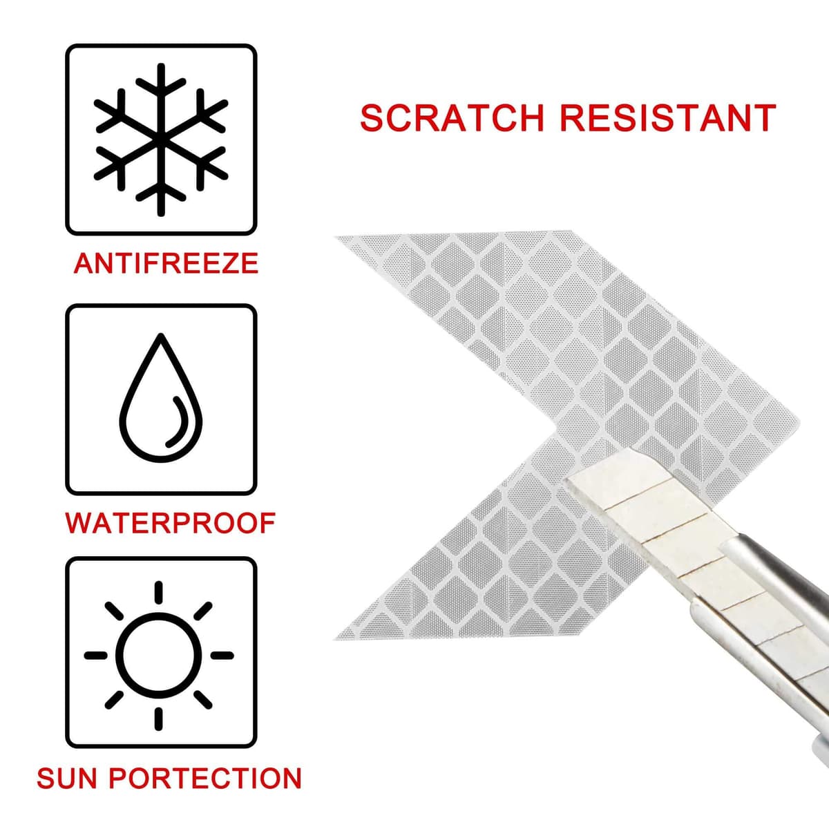 Reflex stickers för bil Pilar 10-pack Valkoinen - Gigantti verkkokauppa