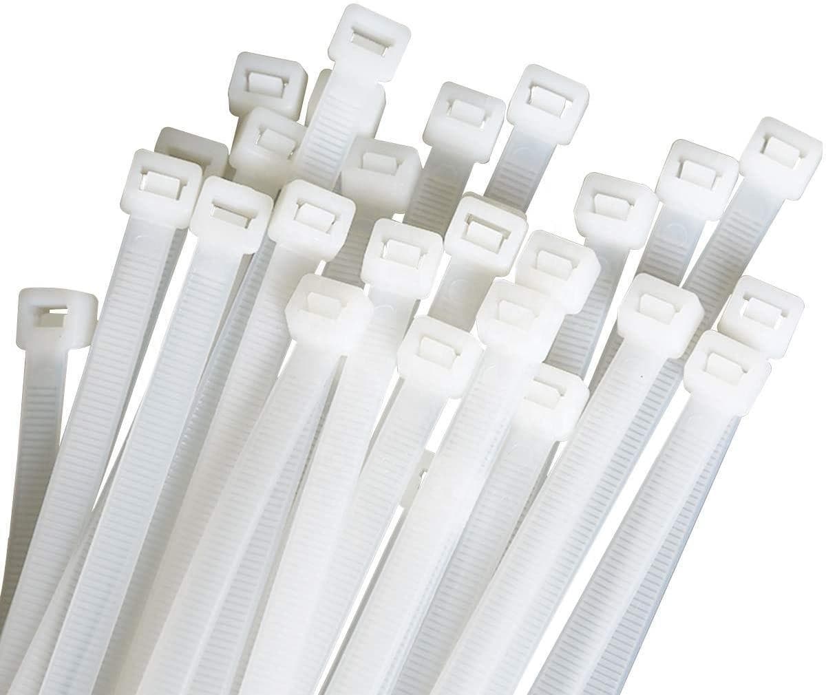 Buntband återanvändbara 100-pack Vit (9.6x350mm) - Gigantti verkkokauppa