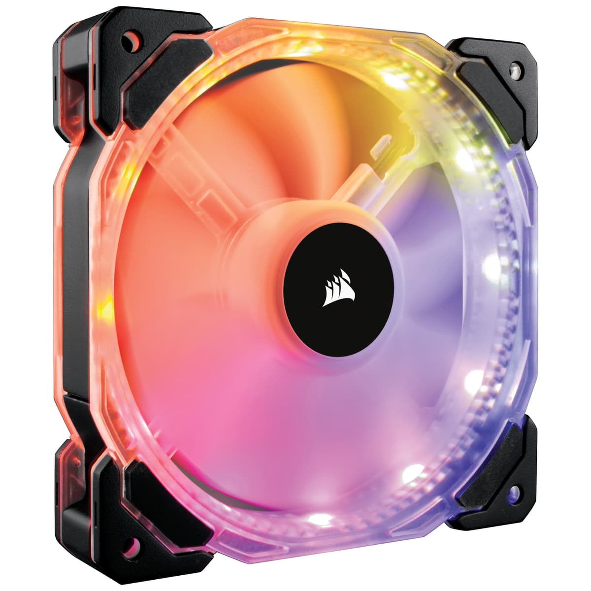 Corsair HD120 RGB LED 120 mm tuuletin ja ohjain - Gigantti verkkokauppa