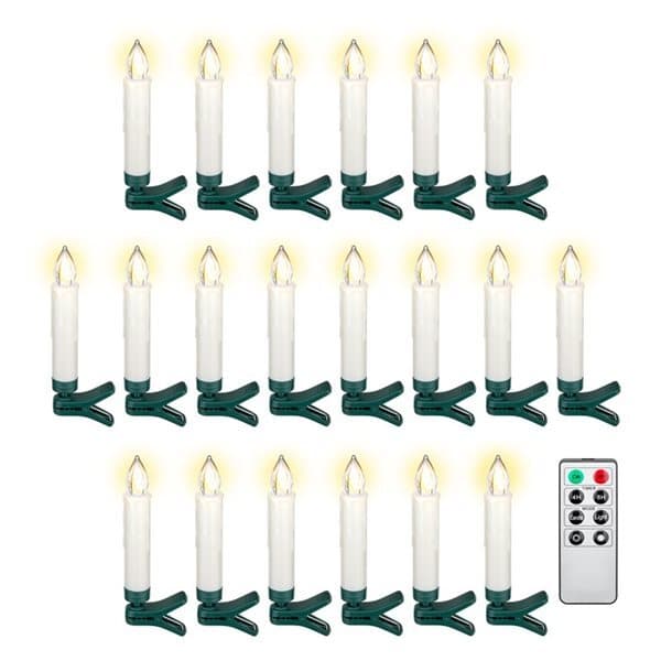 Langattomat joulukuusen valot kaukosäätimellä, 20 LED-valoa - Gigantti ...