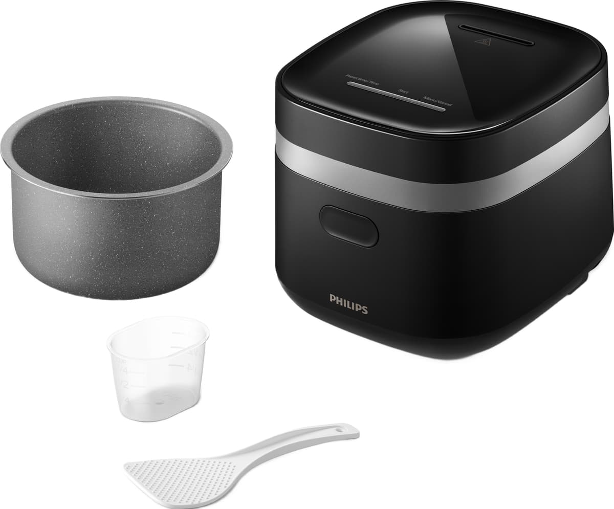 Philips 3000 Series riisikeitin HD3091/80 (musta) - Gigantti verkkokauppa