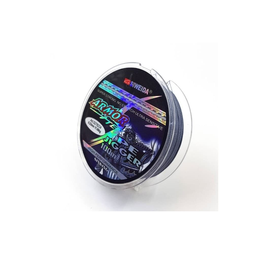 Punottu siima SWD Armor Dyneema 100m 0,26mm 15kg harmaa - Gigantti ...