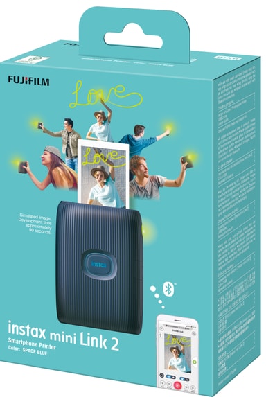 Fujifilm Instax Mini Link 2 tulostin (sininen) - Gigantti verkkokauppa