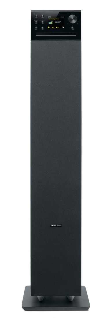 M-1380 DBT Tower speak 180W BT DAB+/FM CD USB Blk - Gigantti verkkokauppa