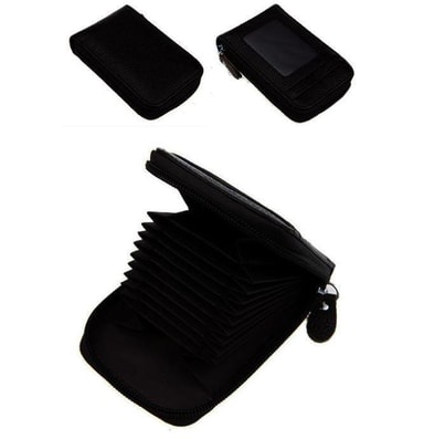 Lompakko RFID-suojattu 9 korttipaikalla - musta - Gigantti verkkokauppa