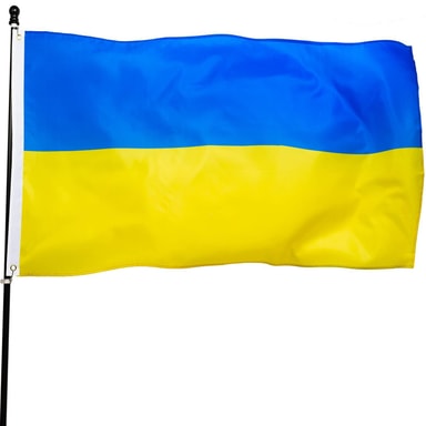 Ukrainan lippu polyesteri 90 × 150 cm Sininen/keltainen - Gigantti ...
