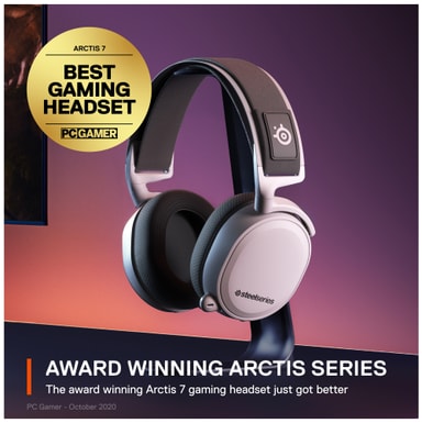 SteelSeries Arctis 7 Plus pelikuulokkeet (valkoinen) - Gigantti verkkokauppa