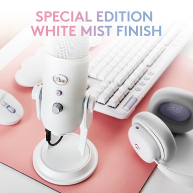 Blue Microphones Yeti USB mikrofoni (White Mist) - Gigantti verkkokauppa