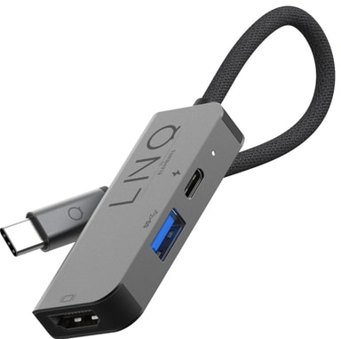 LinQ 3in1 USB-C adapteri - Gigantti verkkokauppa