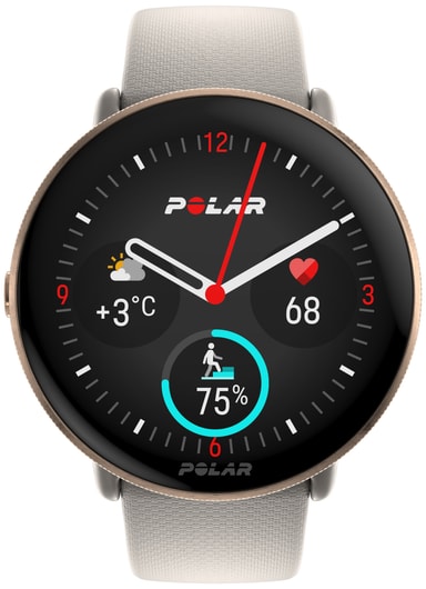Polar Ignite 3 urheilukello S-L (greige/kulta) - Gigantti verkkokauppa