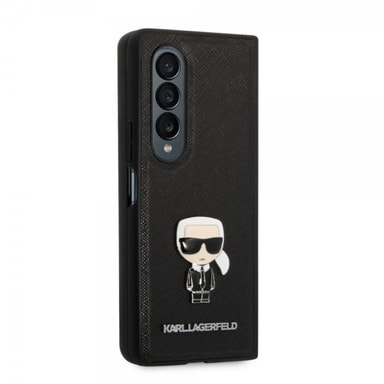 Karl Lagerfeld Samsung Galaxy Z Fold 4 Kuori Saffiano Iconic Karl Musta ...