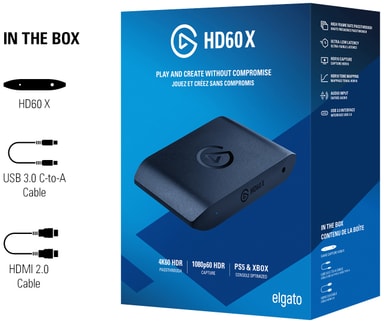 Elgato Game Capture HD60X videokaappauskortti - Gigantti verkkokauppa