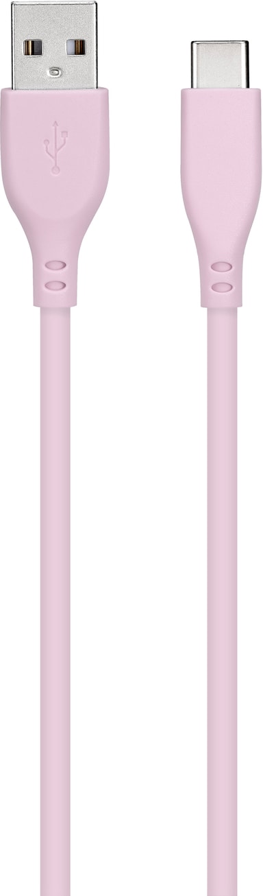 Goji USB-A - USB-C kaapeli 2 m (vaaleanpunainen) - Gigantti verkkokauppa