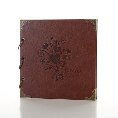 Retro-tyylinen valokuva-albumi 25 sivua 10 tuumaa Ruskea - Gigantti ...