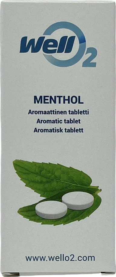 WellO2 Menthol vesitabletit (20 kpl) 915024 - Gigantti verkkokauppa