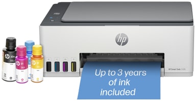 HP Smart Tank 5105 AIO Inkjet monitoimitulostin - Gigantti verkkokauppa