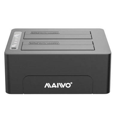 Maiwo K3082C USB C 3 1 GEN2 10 Gb s Telakointiasema 2 Kpl 2 5 3 5 SATA maiwo-k3082c-usb-c-3-1-gen2-10-gb-s-telakointiasema-2-kpl-2-5-3-5-sata