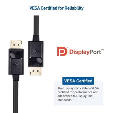 Cable Matters 1,8 m VESA-sertifioitu Displayport–Displayport 1,4 ...