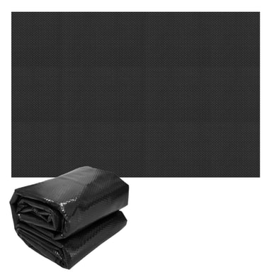 ECD Germany uima-allas aurinkokalvo kulma 3x2 m 400 µm musta PE ...