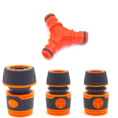 Puutarhaletkun pikaliittimet 3-suuntainen pikaliitin 6 pistettä 4 ...