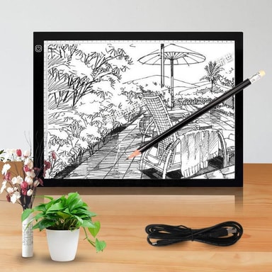 INF Valopöytä piirtämiseen LED-valaisimella, koko A3 - Gigantti ...