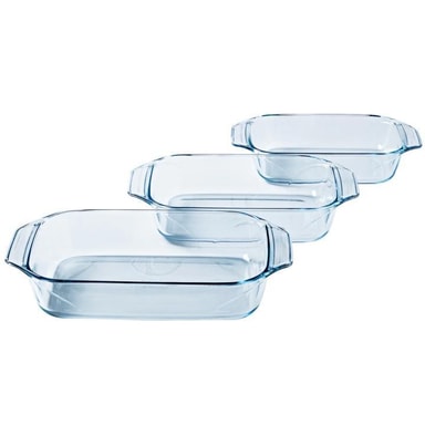 Pyrex Rekt. Glasform - 3,8L 2,9L 1,4 - Gigantti verkkokauppa