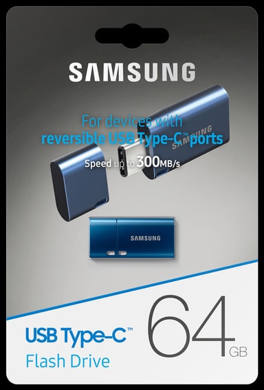 Samsung USB Type C muistitikku 64 GB (sininen) - Gigantti verkkokauppa