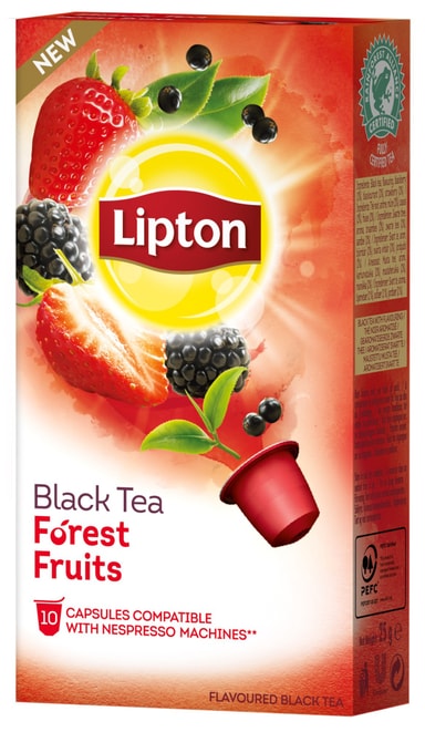 Lipton teekapselit - Black Tea Forest Fruit - Gigantti verkkokauppa