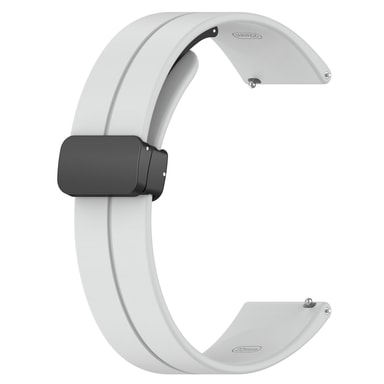 Taitettava musta solkirannekellon ranneke Huawei Watch 4 Prolle Vaalean ...