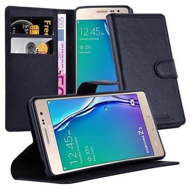 Samsung Galaxy Z3 Suojakuori Lompakkokotelo (Musta) - Gigantti verkkokauppa