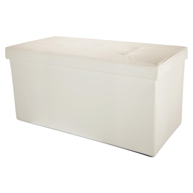 Taitettava penkki 78x38x38 Jakkara (valkoinen) - Gigantti verkkokauppa