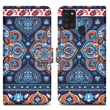 Samsung Galaxy A21s Suojakuori Lompakkokotelo (Sininen) - Gigantti ...