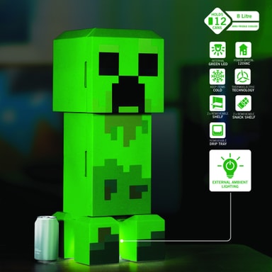 Ukonic Minecraft Creeper Figure minijääkaappi - Gigantti verkkokauppa