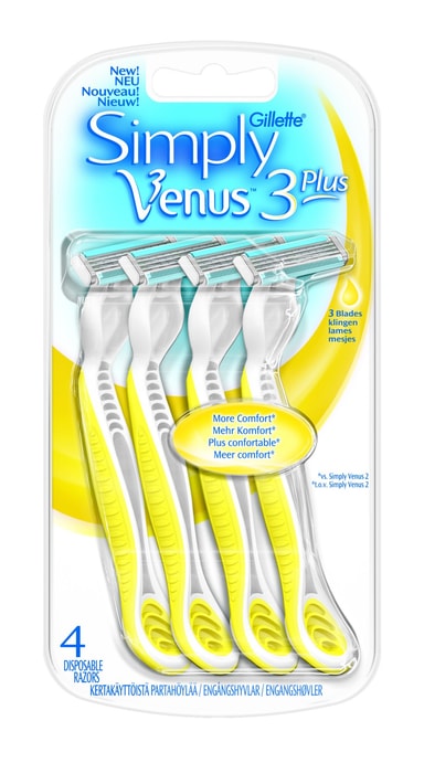 Gillette Simply Venus 3 Plus kertakäyttöhöylä - Gigantti verkkokauppa
