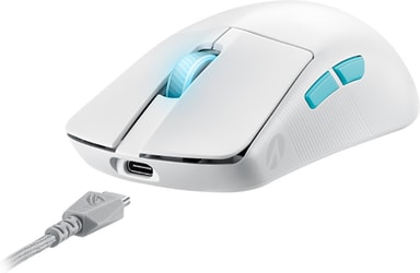 Asus ROG Harpe Ace Aim Lab Editon langaton hiiri (valkoinen) - Gigantti ...