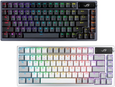 Asus ROG Azoth langaton näppäimistö (Moonlight White) - Gigantti ...