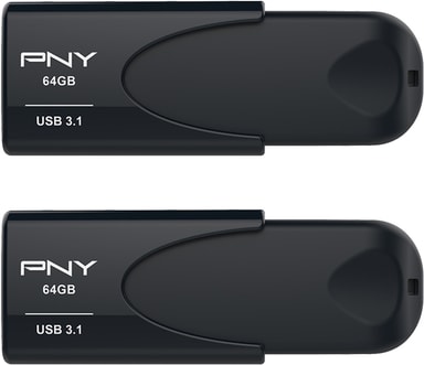 PNY Attache 4 USB 3.1 flash-muisti 64 GB (2 kpl) - Gigantti verkkokauppa