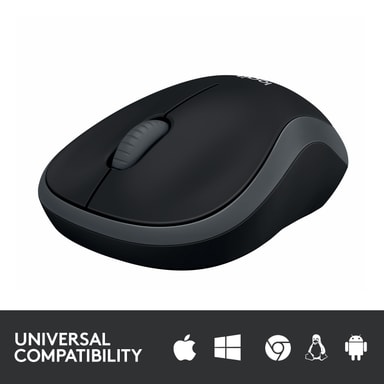 Logitech langaton hiiri M185 (harmaa) - Gigantti verkkokauppa