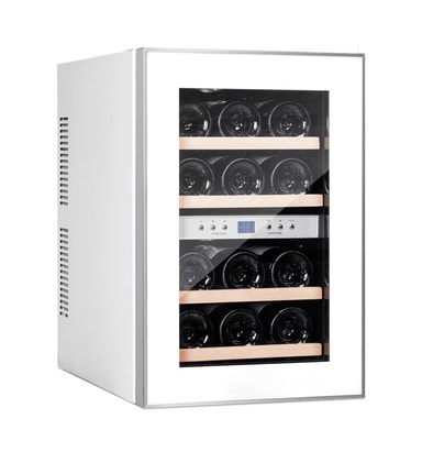 Cavin - Vapaastiseisova viinikaappi Valkoinen - Northern Collection 12 ...