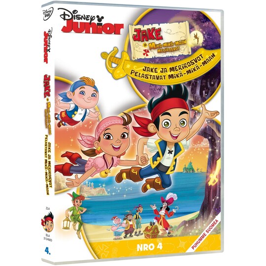 Jake ja Mikä-mikä-maan merirosvot 4 (DVD) - Gigantti verkkokauppa
