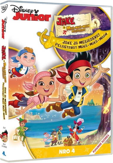 Jake ja Mikä-mikä-maan merirosvot 4 (DVD) - Gigantti verkkokauppa