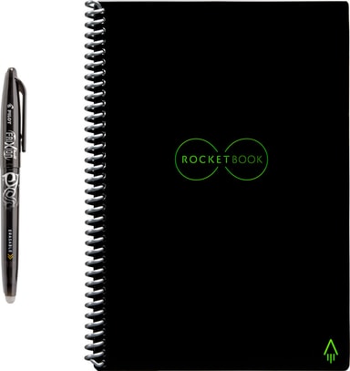 Rocketbook Core Executive uudelleenkäytettävä vihko A5 (musta ...