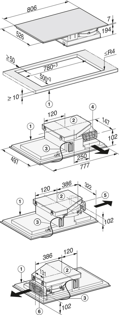 Miele KMDA 7000 induktiotaso KMDA 7634 FR - Gigantti verkkokauppa