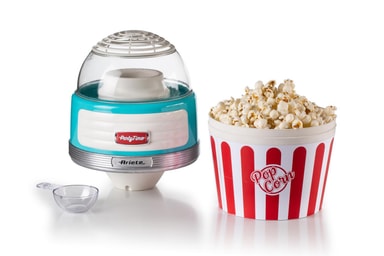 Party Time popcorn popper Sininen - Gigantti verkkokauppa
