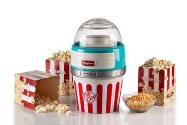 Party Time popcorn popper Sininen - Gigantti verkkokauppa
