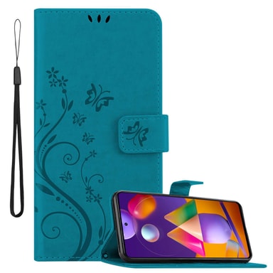 Samsung Galaxy M31s Suojakuori Lompakkokotelo (Sininen) - Gigantti ...