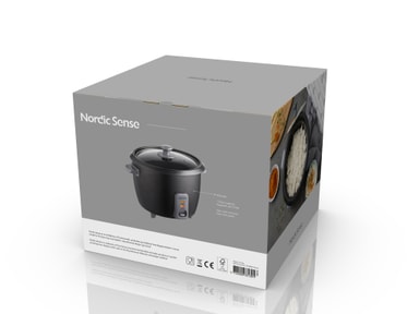 Rice cooker 1.5 liter Black - Gigantti verkkokauppa