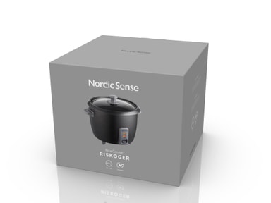Rice cooker 1.5 liter Black - Gigantti verkkokauppa