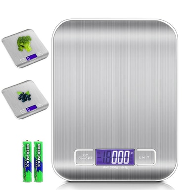 Keittiövaaka elektroninen vaaka 5kg Vedenpitävä (hopea) - Gigantti ...