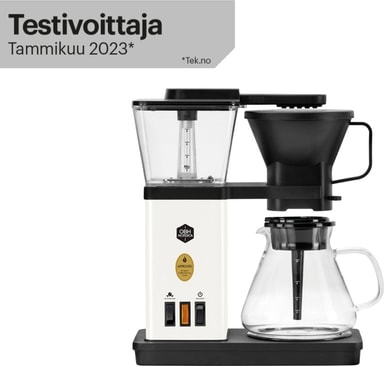 OBH Nordica Blooming -kahvinkeitin, valkoinen - Gigantti verkkokauppa